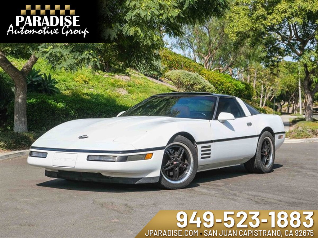 corvette 1992 white